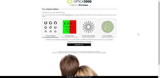 Examen de la vista online | Tecnología + Informática