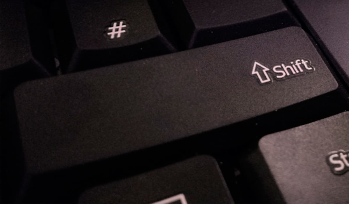 Función de la tecla SHIFT del teclado - Tecnología + Informática