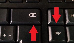 Función de la tecla Backspace del teclado - Tecnología + Informática