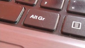 Función de la tecla Alt Gr del teclado - Tecnología + Informática